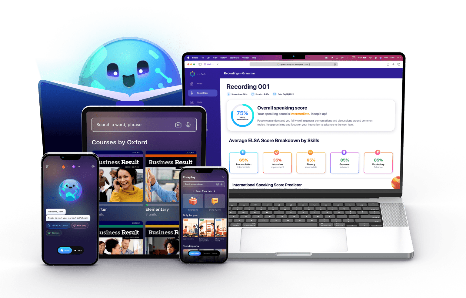 ELSA PREMIUM - 全面練習英語